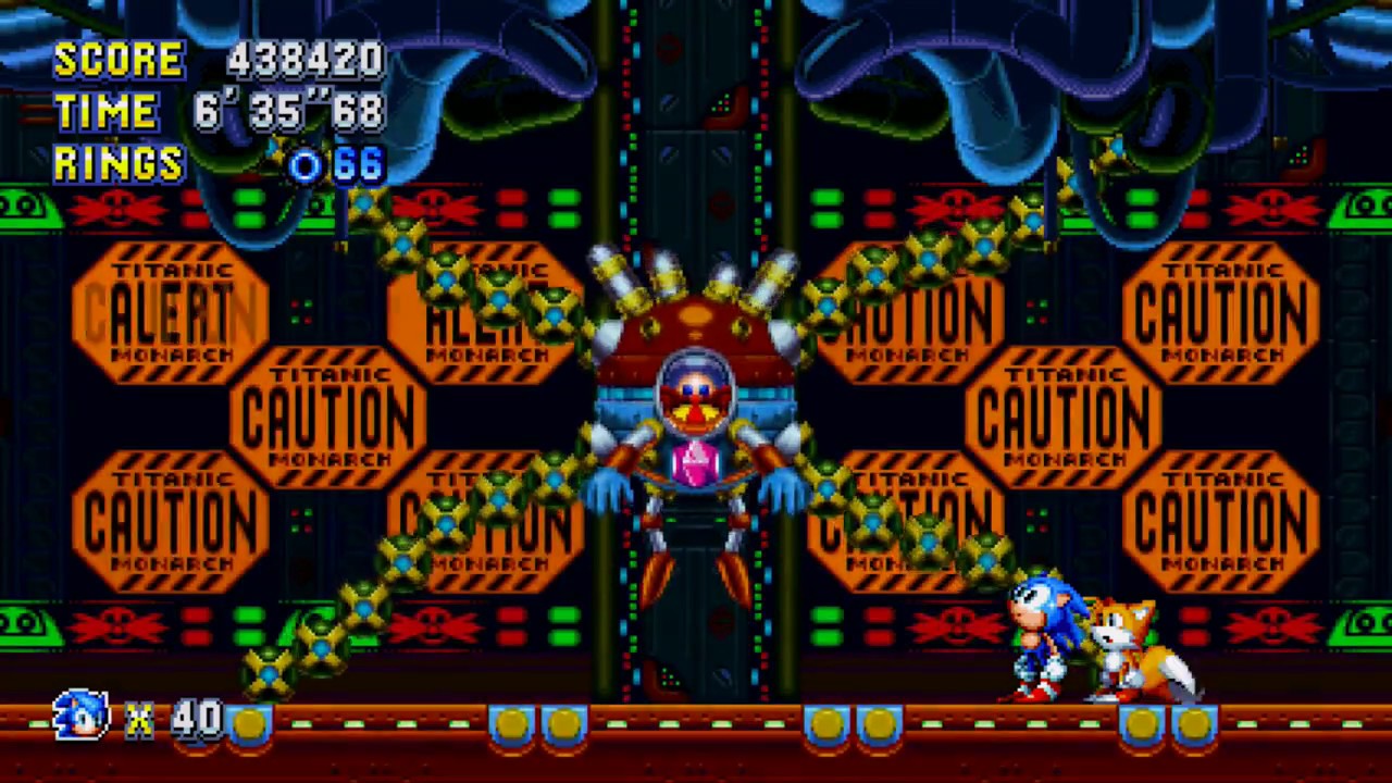 Sonic Mania Playthrough - Sonic & Tails - Part 12 - Titanic Monarch ...