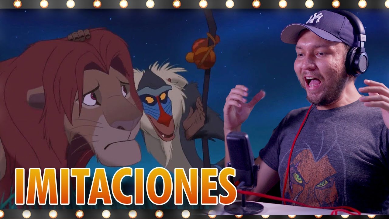 IMITANDO ESCENAS DE DISNEY (Doblaje) Simba y Rafiki - El Rey León - YouTube
