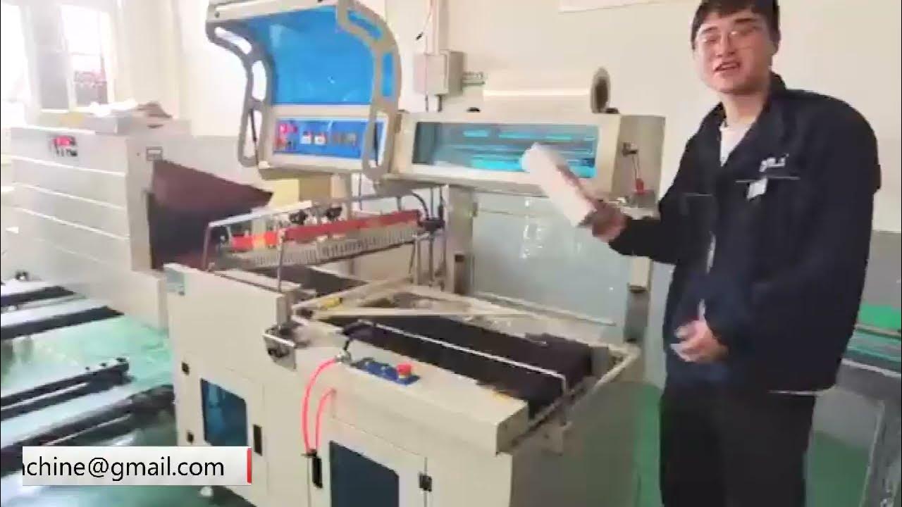Industrial Heat Shrink Wrap Machine For Boxes - YouTube