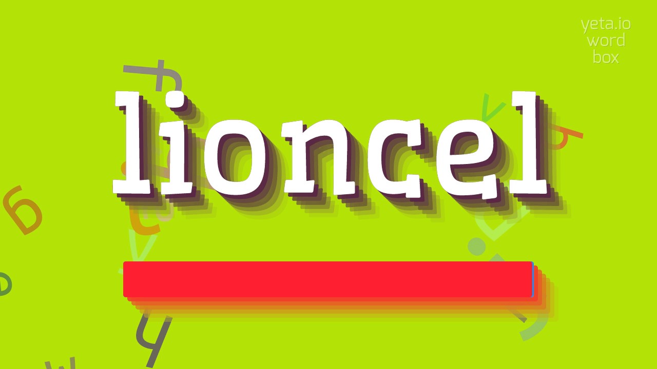 How to say "lioncel"! (High Quality Voices) - YouTube