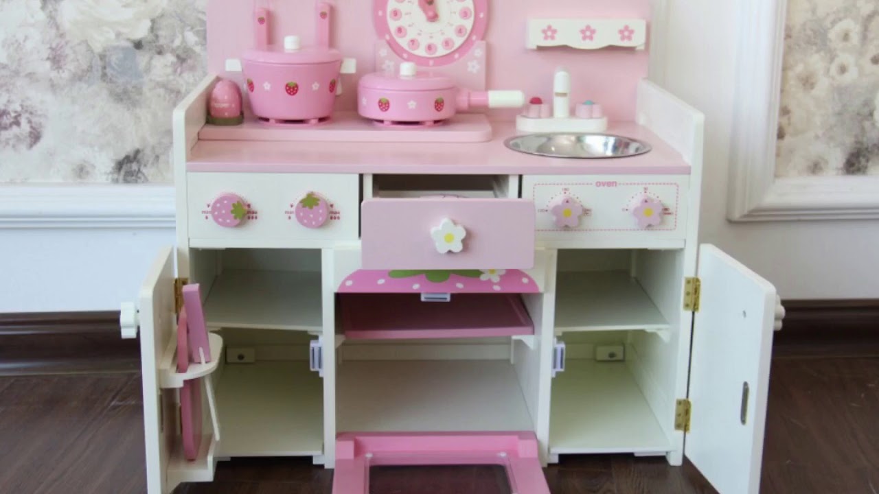 Mother Garden Strawberry Wooden Kitchen - YouTube