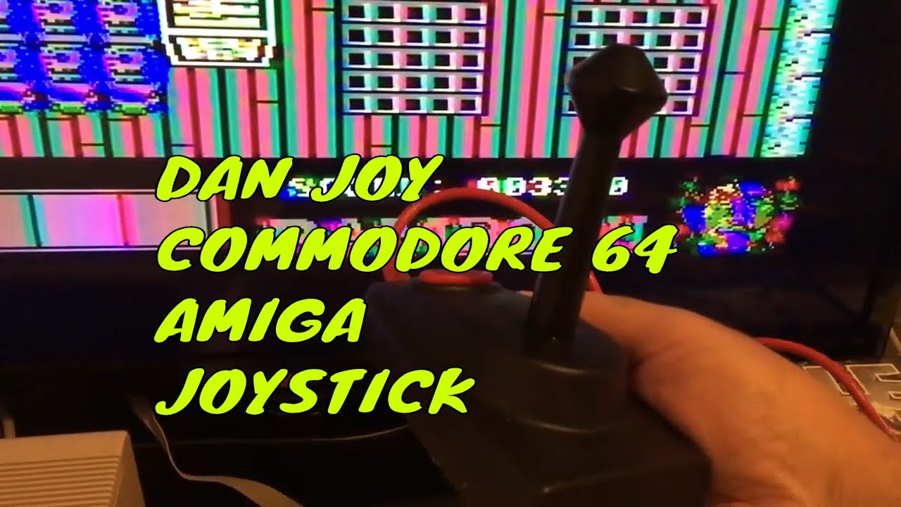 DAN JOY Commodore 64 Amiga joystick - YouTube