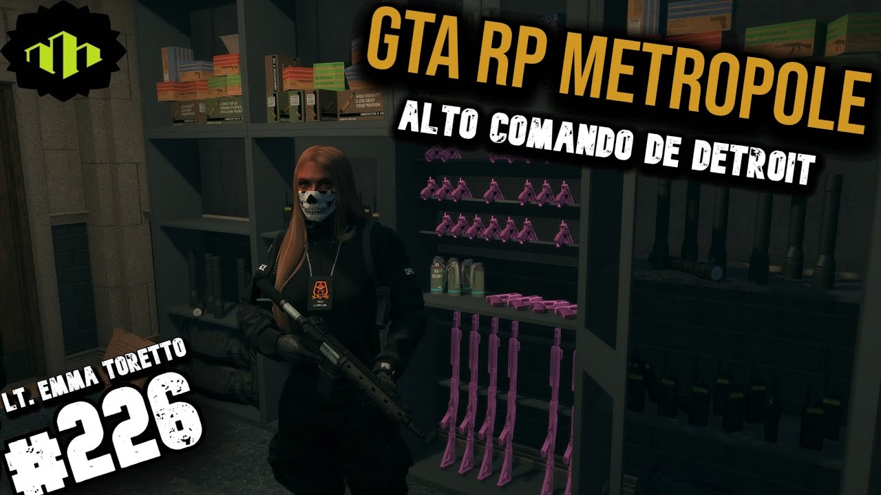 🔴 LIVE 🔴 GTA RP - METRÓPOLE - CAPT EMMA TORETTO EM DETROIT #226🔴+18 # ...