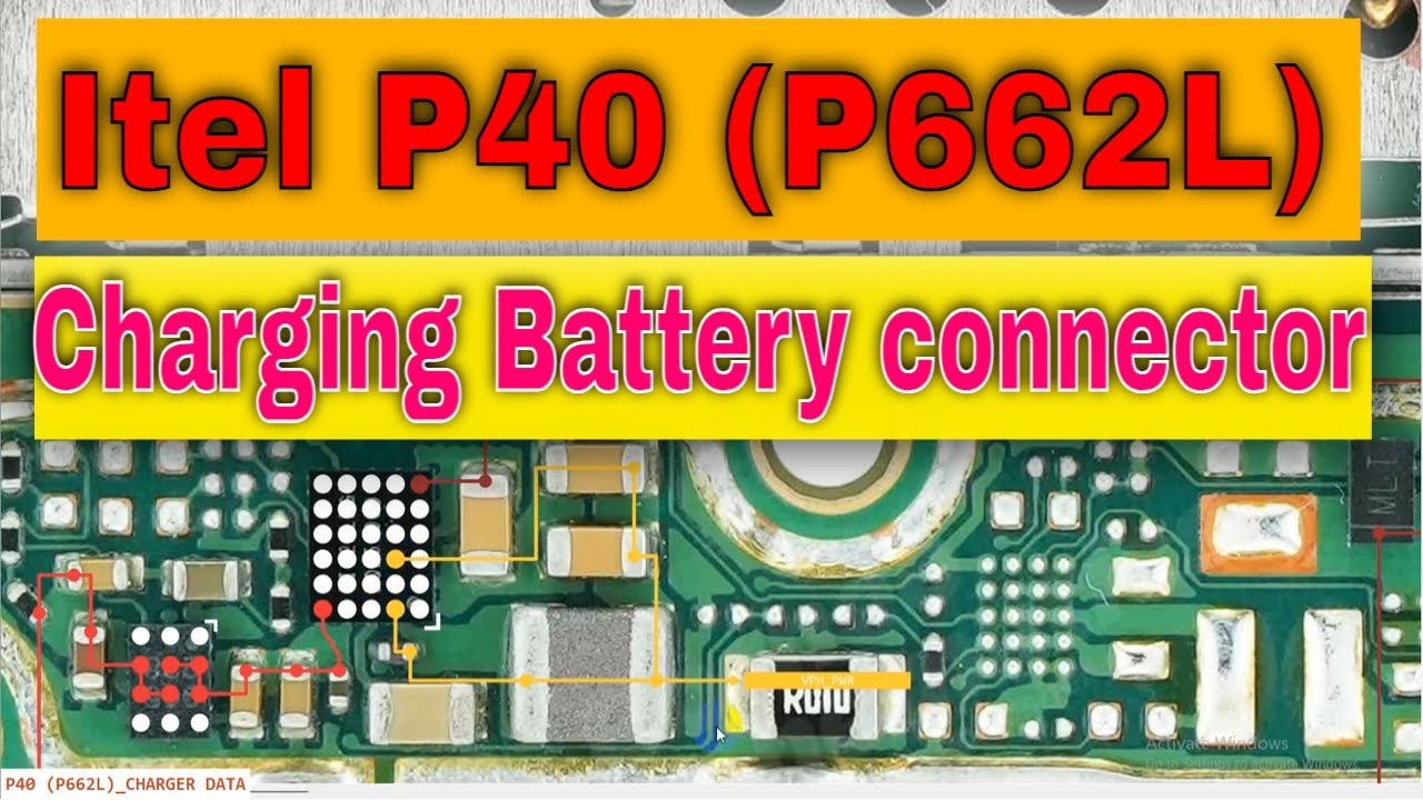 Itel P40 (P662L) Charging problem solution / Itel P40 Charging Diagram ...
