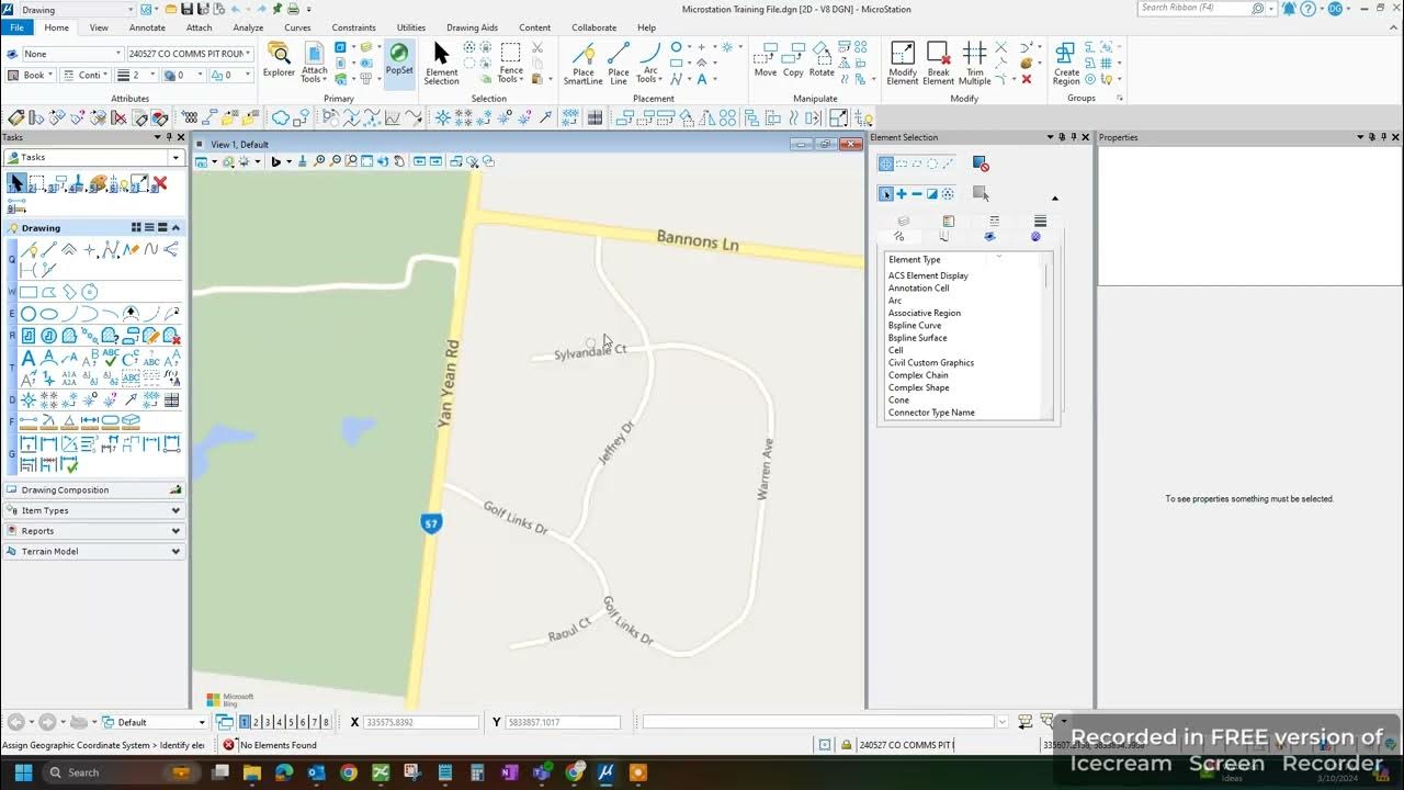 Microstation 2023 2024 How To Turn On Aerial Map Youtube