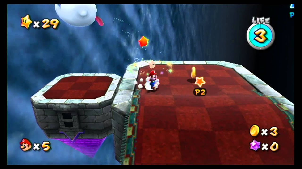 Super Mario Galaxy 2 (Part 13) Haunty Halls Galaxy II - Sneaky Down the ...