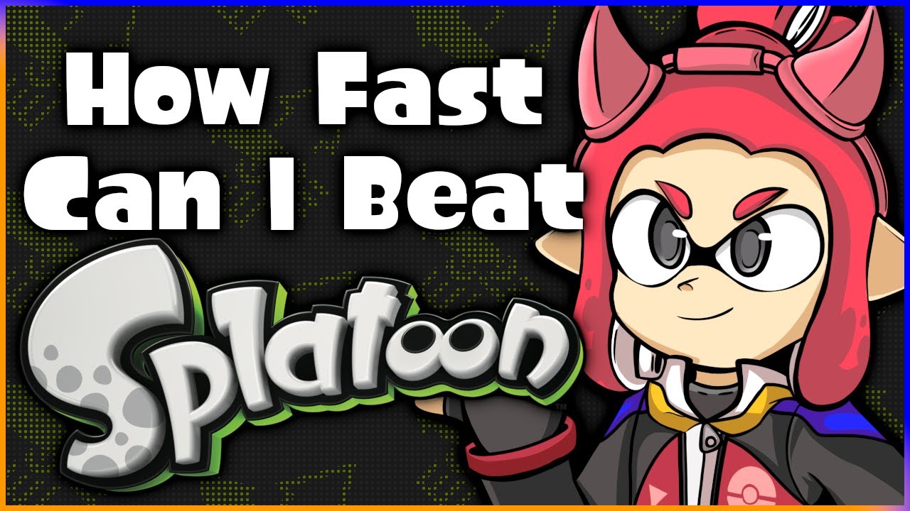 LIVE! How Fast Can I Beat Splatoon 1? - YouTube