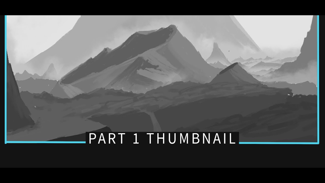 Matte Painting Tutorial (PART 1 THUMBNAIL) - YouTube