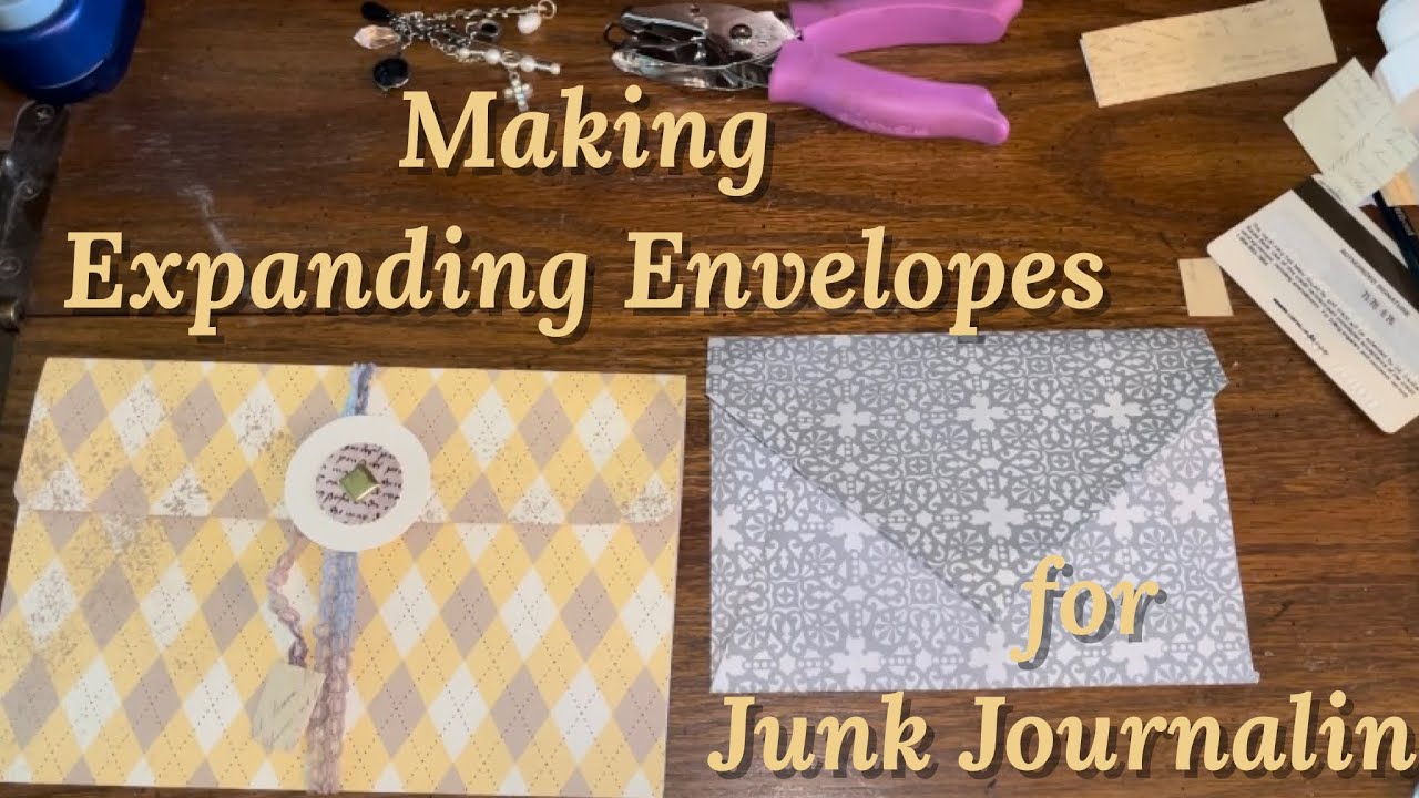 Expandable Envelopes for Junk Journaling and paper crafts - YouTube