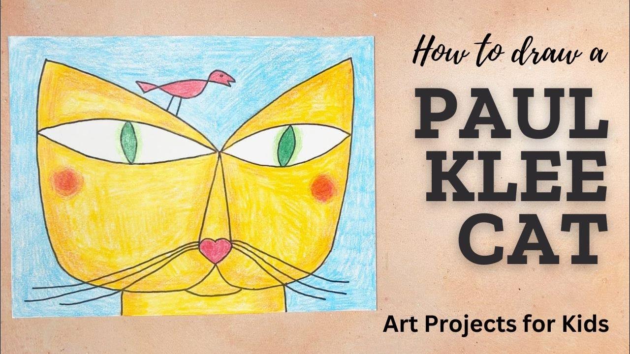 How to Draw a Paul Klee Cat - YouTube