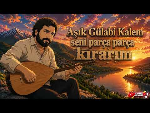 Aşık Gülabi   Kalem seni parça parça kırarım ( Anime Klip )