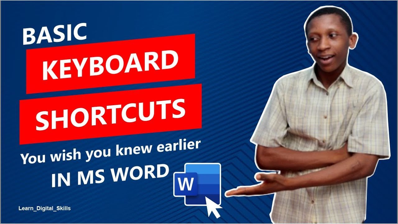 Save Time and Type Like a Pro: Basic Shortkeys in MS Word - YouTube