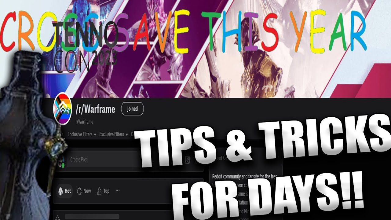Warframe Tips & Tricks For Days! Warframe Reddit Review! - YouTube