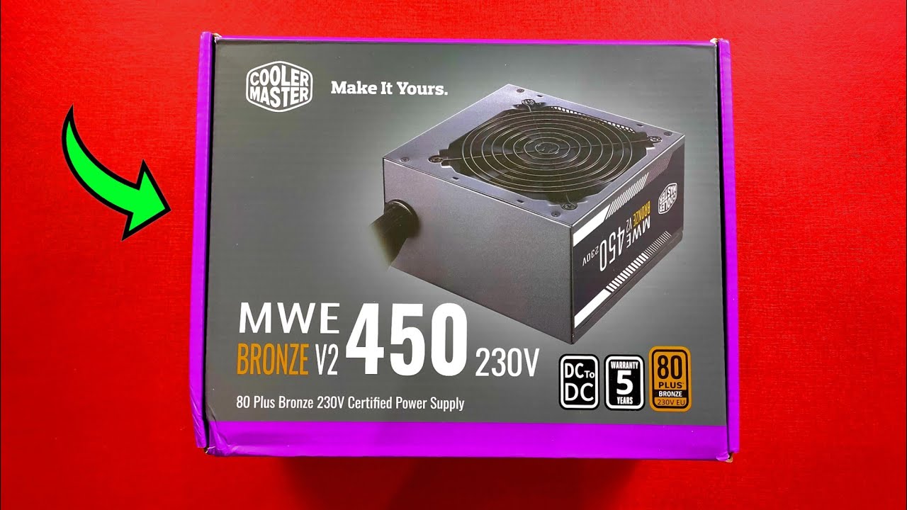 Cooler Master 450 watt Power Supply Review with pin layout & connector ...