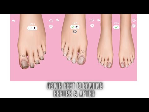 ASMR Feet Cleaning Before and After | ASMR Satisfying and Relaxing ...