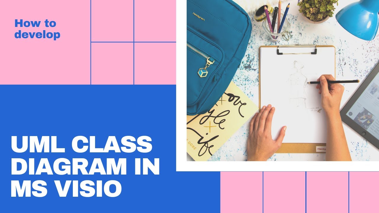 How to develop UML Class Diagram in MS Visio - YouTube