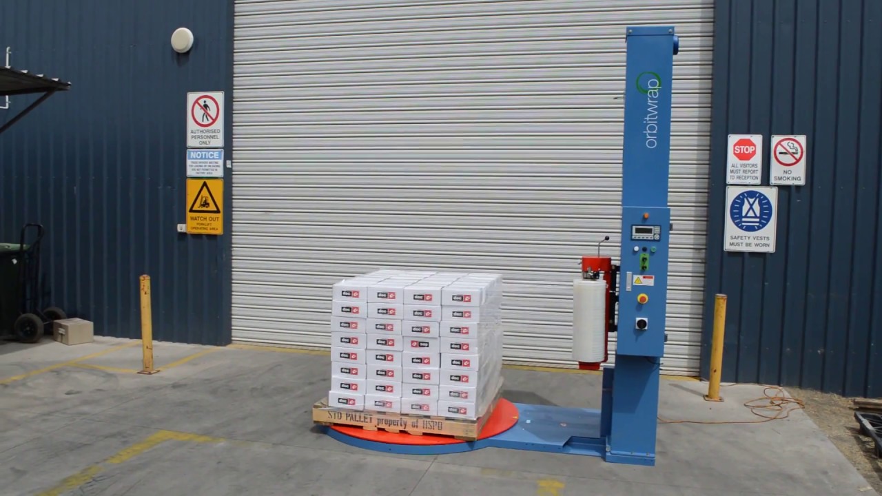 Stretch Wrapping Machine - Orbitwrap OR 1000 - YouTube