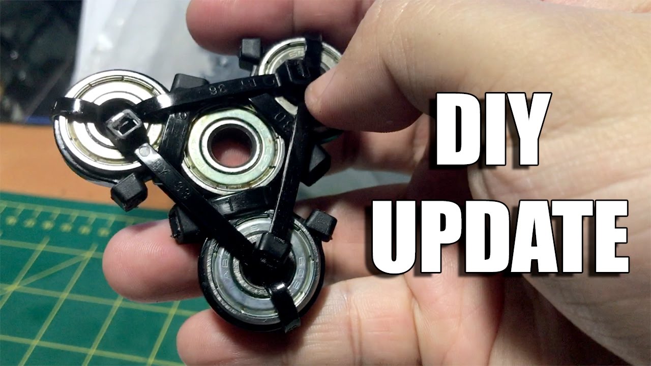 DIY Fidget Spinner - UPDATE (Balancing) - YouTube