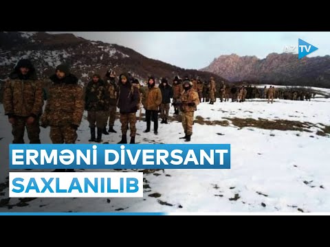 Azərbaycan sərhədini pozmağa cəhd edən erməni təxribat-diversiya qrupunun üzvü saxlanılıb