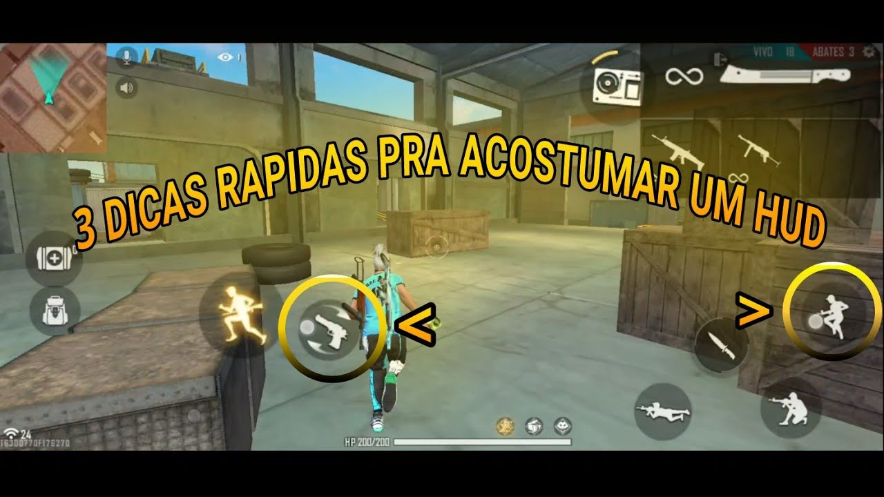 FREE FIRE! 3 DICAS QUE FUNCIONA 💯% NO SEU HUD - YouTube