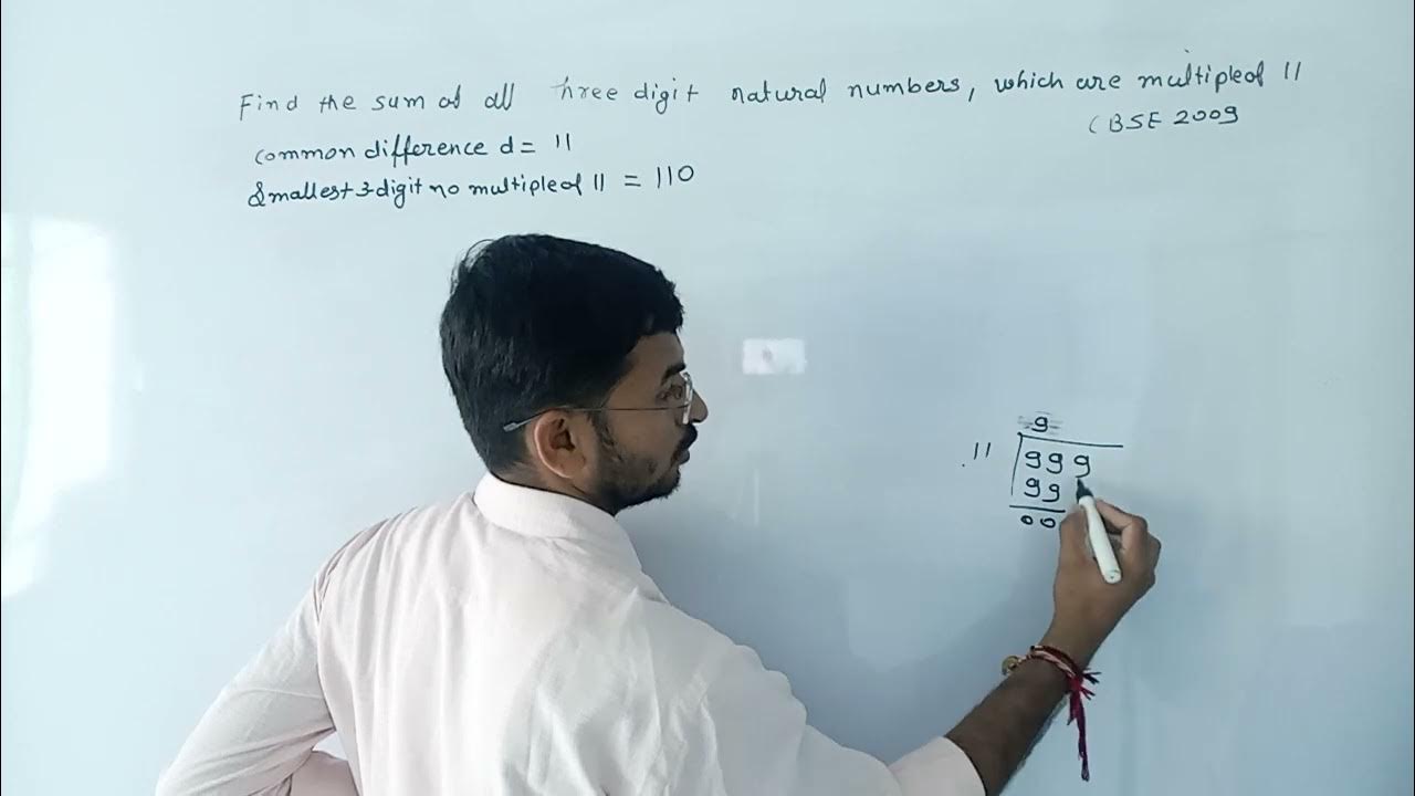 Find The Sum Of All Three Digit Natural Number Which Are Multiple Of 11 find-the-sum-of-all-three-digit-natural-number-which-are-multiple-of-11