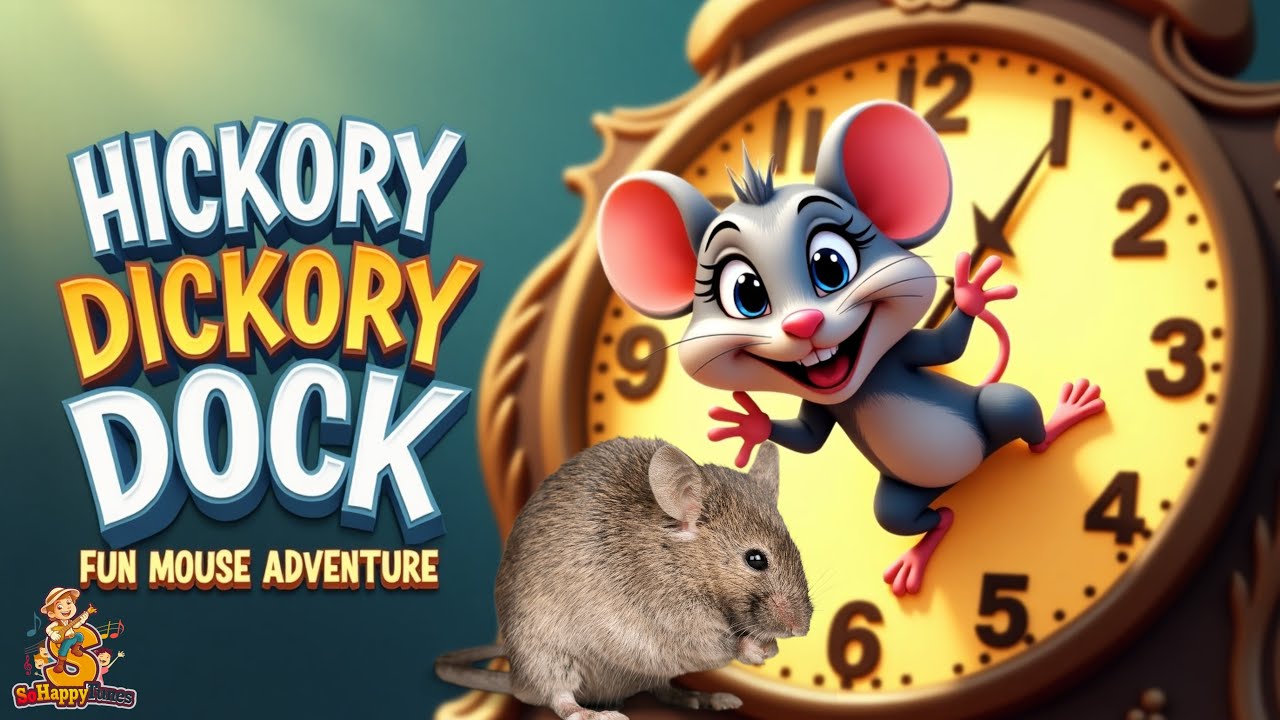 Hickory Dickory Dock Fun Mouse Adventure | Hickory Dock Clock A ...