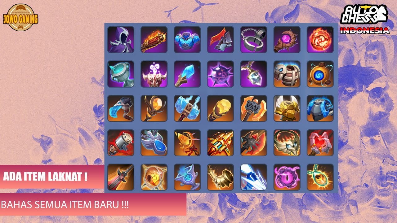 PENJELASAN ITEM BARU ! AUTO CHESS INDONESIA - YouTube