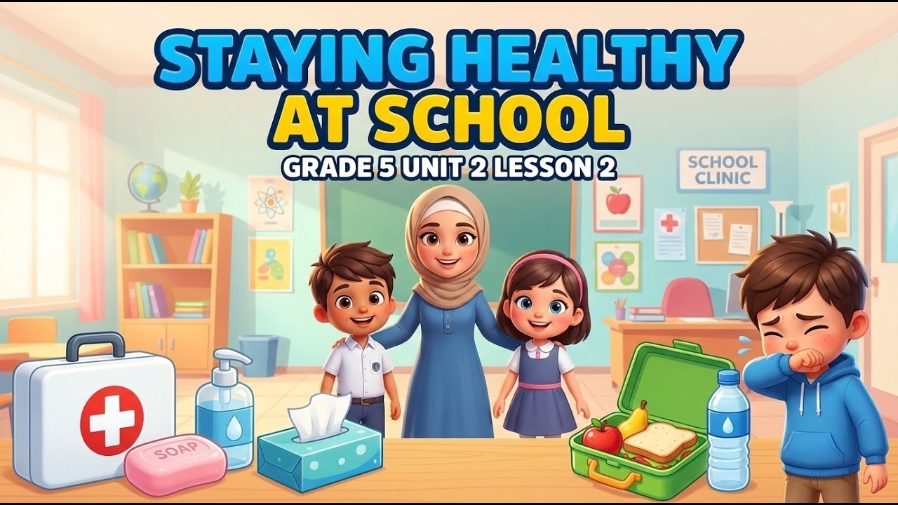 Grade 5 Unit 2 Lesson 2 | Staying Healthy at School - YouTube