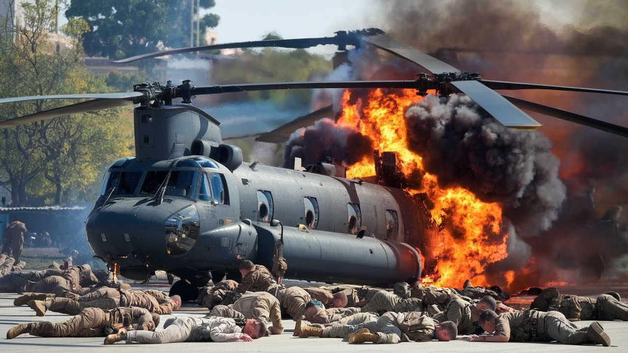 9 Russian Chinook helicopters carrying 520 elite troops were shot down ...