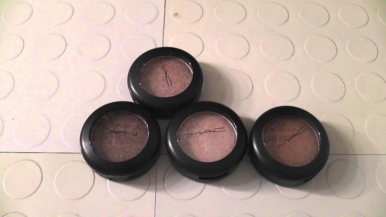 MAC HIGHLIGHTING SHADOWS - REVIEW/SWATCH - YouTube