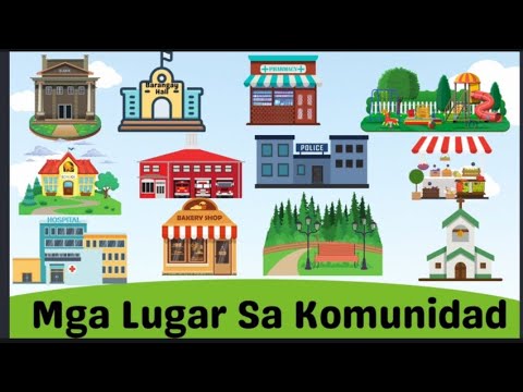 MGA LUGAR SA KOMUNIDAD - PLACES IN THE COMMUNITY - YouTube
