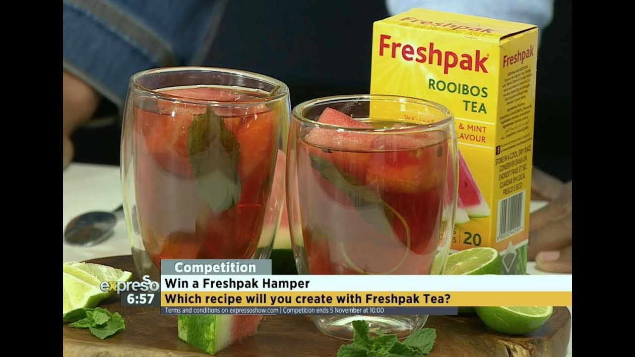 Recipe: Watermelon & Mint Iced Tea (FRESHPAK) - YouTube