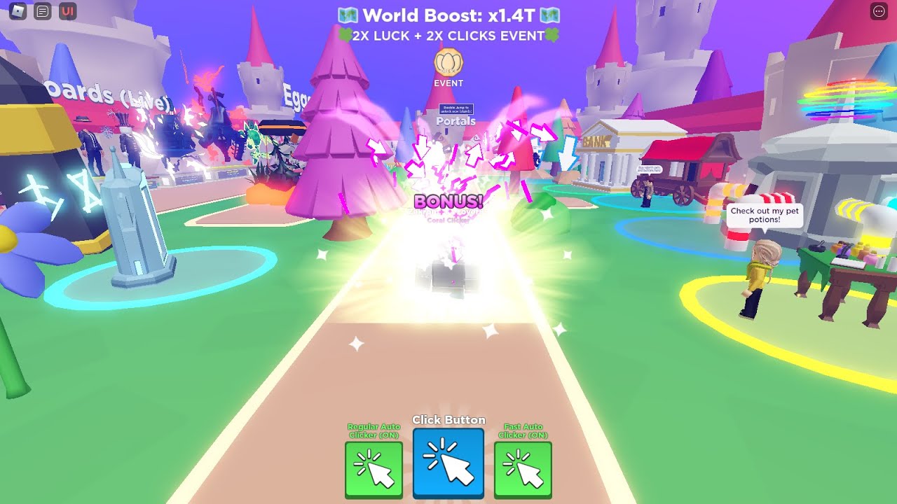 NEW FANTASY WORLD + FAIRY ISLAND CLICKER SIMULATOR UPDATED - YouTube