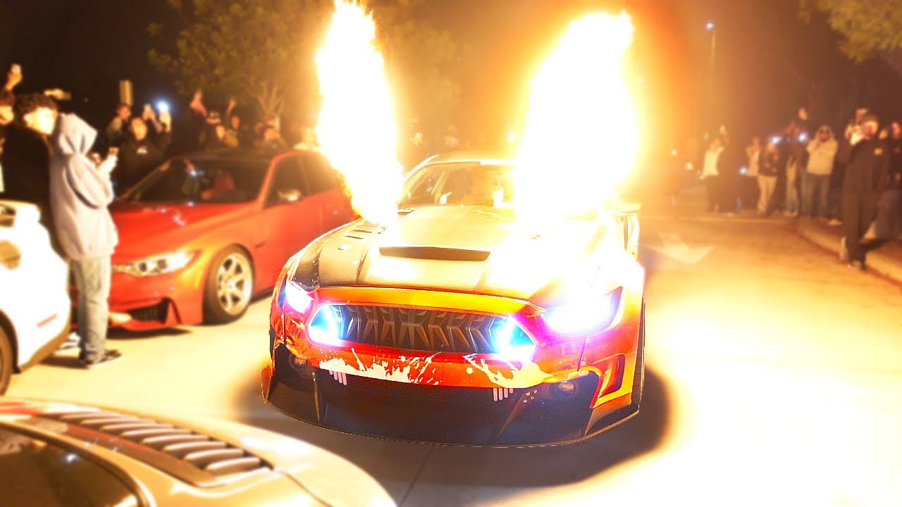 This Is The CRAZIEST FLAME SHOOTING MUSTANG! - YouTube