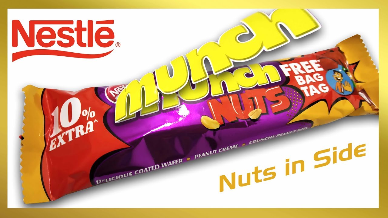 nestle munch nuts chocolate - YouTube