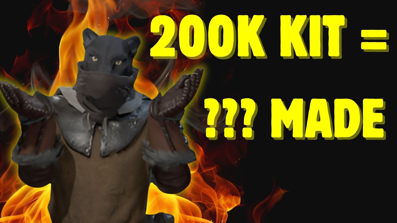 I ran a 200k kit. Here's how much gold I made. - YouTube