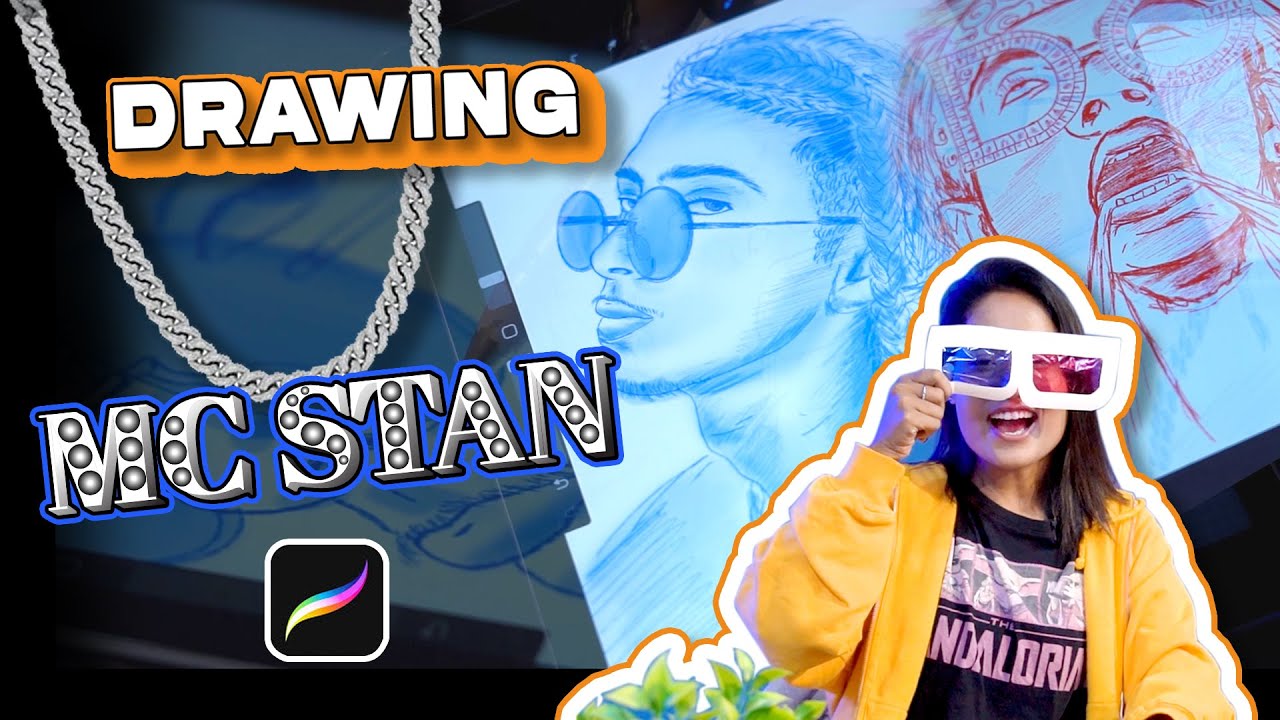 Drawing 3D ILLUSTRATION OF MC STAN #mcstan #mcstanstatus #mcstanfanclub ...