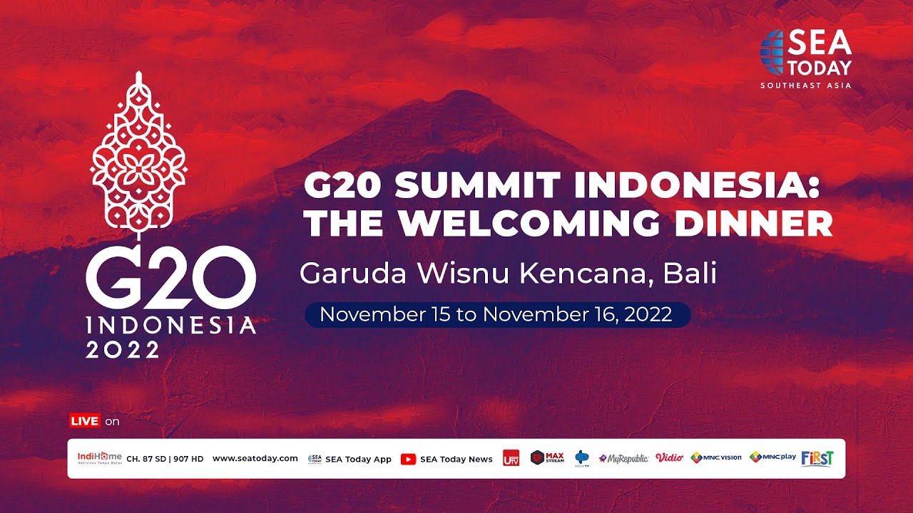 The Welcoming Dinner of The G20 Summit | Bali, November 15 - YouTube