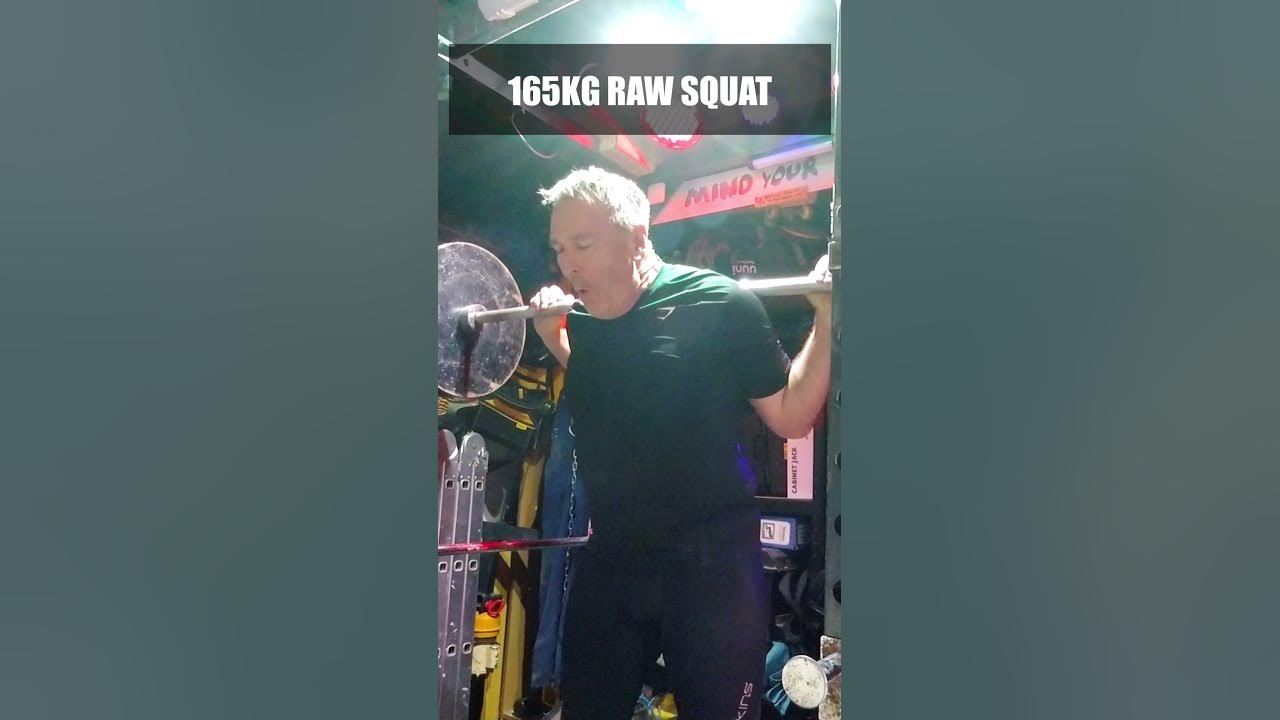 Squat 185/175/170kg fail! | 165kg - YouTube