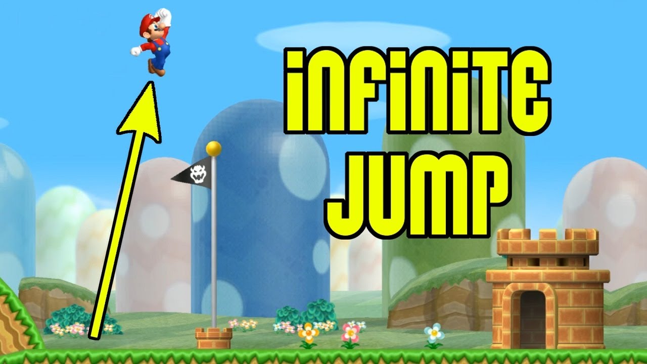 New Super Mario Bros Wii, But Mario's Jump Is Infinite - YouTube
