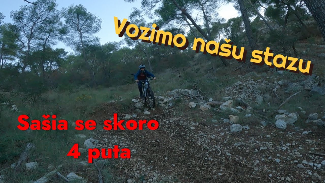 Vozimo našu stazu na marjanu - Skoro se sašia 4 puta!!! - YouTube
