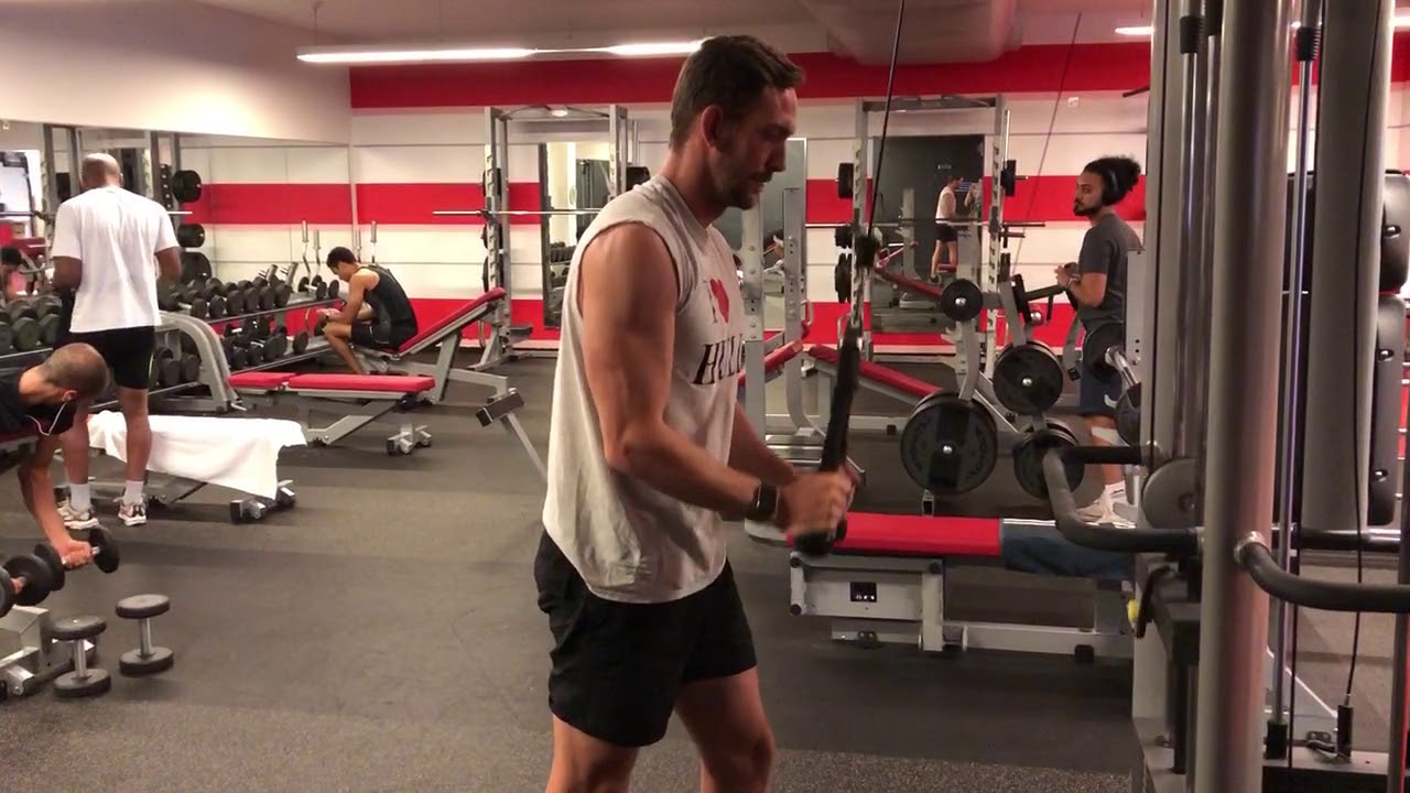 Rope push downs - YouTube