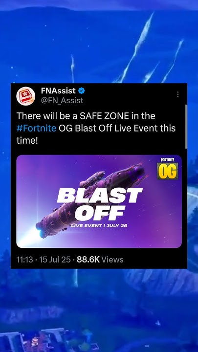 Here is Everything You Need to Know About Fortnite OG's First Ever Live Event! 🔥‼️🚀 - YouTube