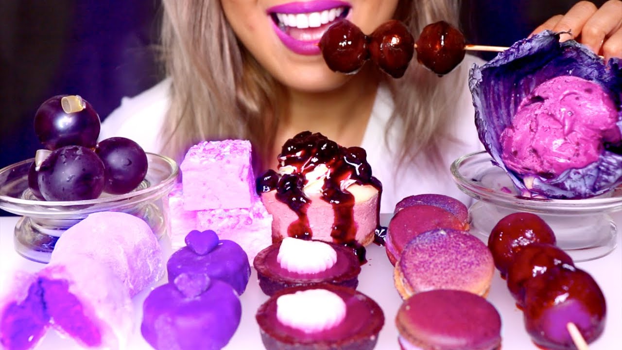 ASMR Most Popular Foods Compilation | Mochi, Tanghulu, Kyoho Jelly ...