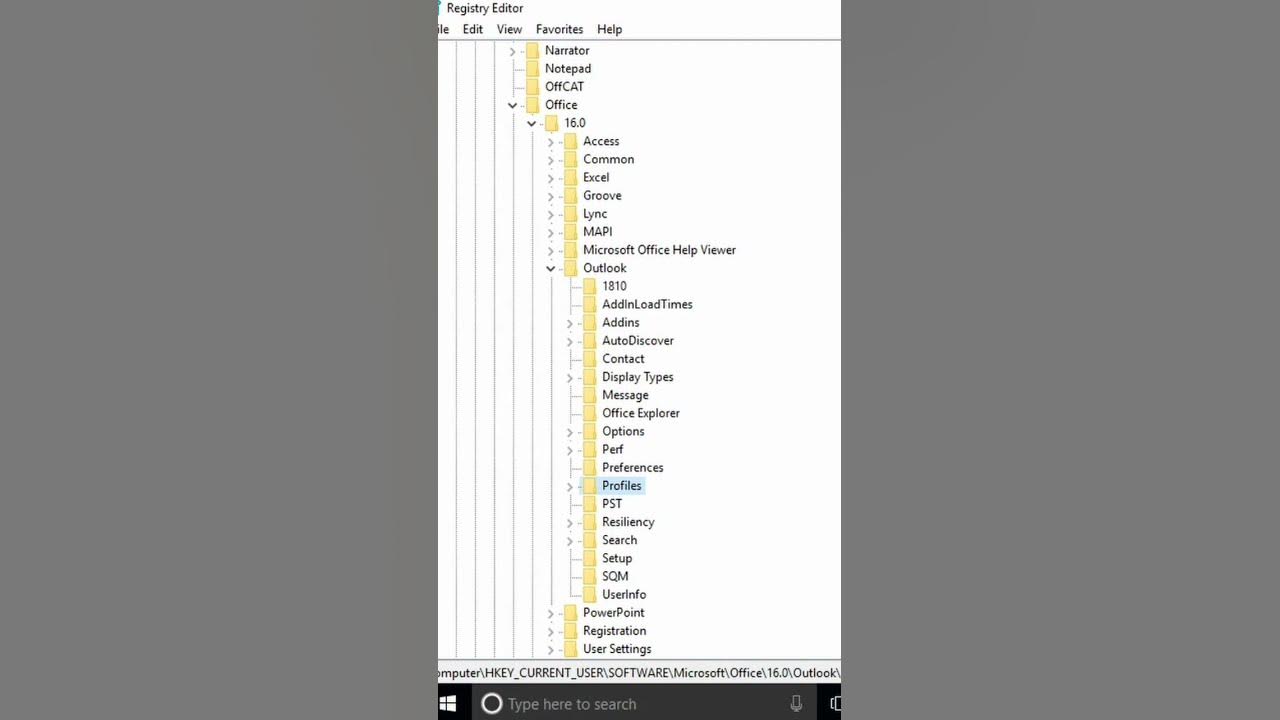 Delete Outlook Profile From Registry YouTube delete-outlook-profile-from-registry-youtube