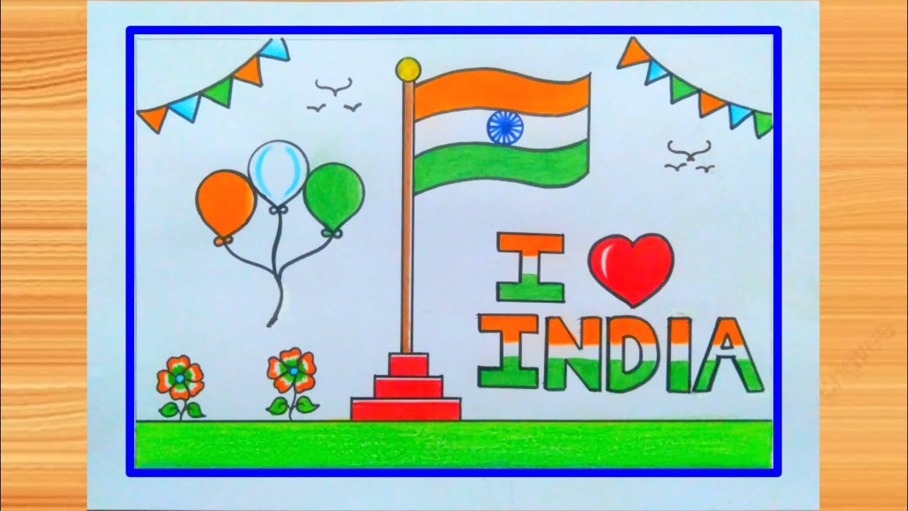 Republic Day Drawing / How to Draw Republic Day Poster Easy Step by ...