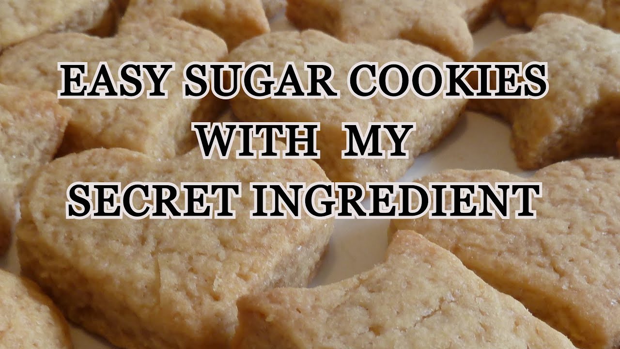 How to Make Sugar Cookies with Golden Syrup / Golden Syrup Sugar ...