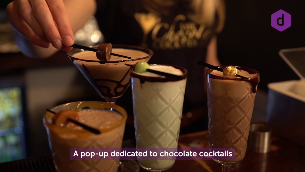 A Chocolate Cocktail Club Has Come To London - YouTube