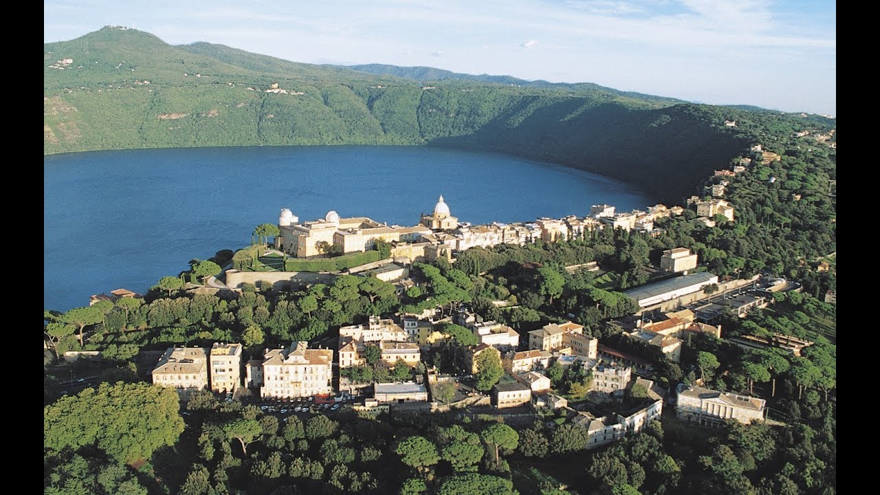 Lake Albano or Lake of Castel Gandolfo (Volcanic Lake near Rome) - YouTube