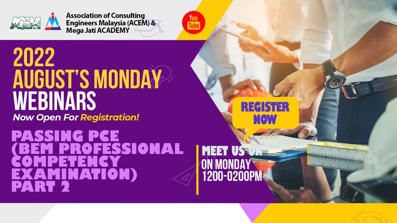 Mega Jati Academy Webinar Passing PCE BEM Professional Competency ...